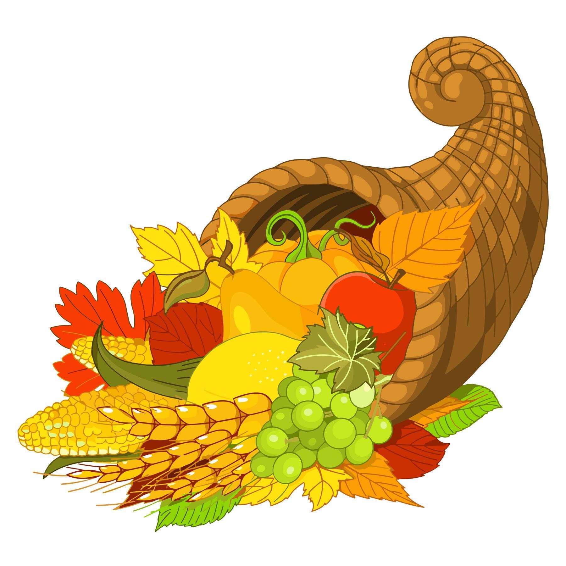 Horn of Plenty, Horn of Plenty Image, Digital Download, Cornucopia ...