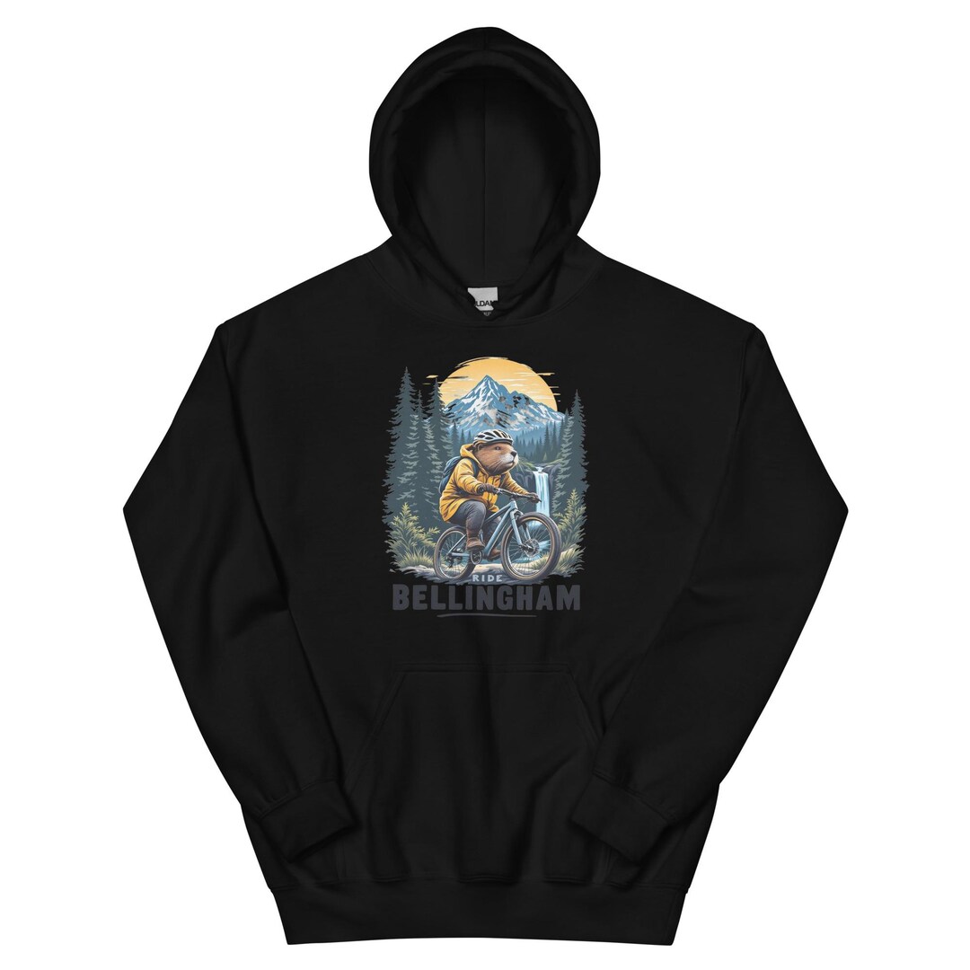 Ride Bellingham Beaver USA Bike Cycling Animal Hoodie - Etsy