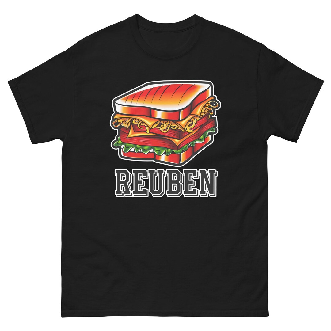 Reuben Lover Food Image Cartoon Funny T-shirt Shirt - Etsy