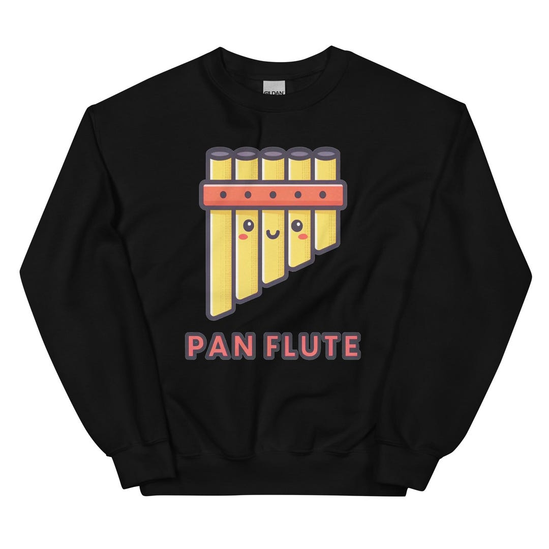 Pan Flute Musical Instrument Illustration Crewneck Sweatshirt - Etsy
