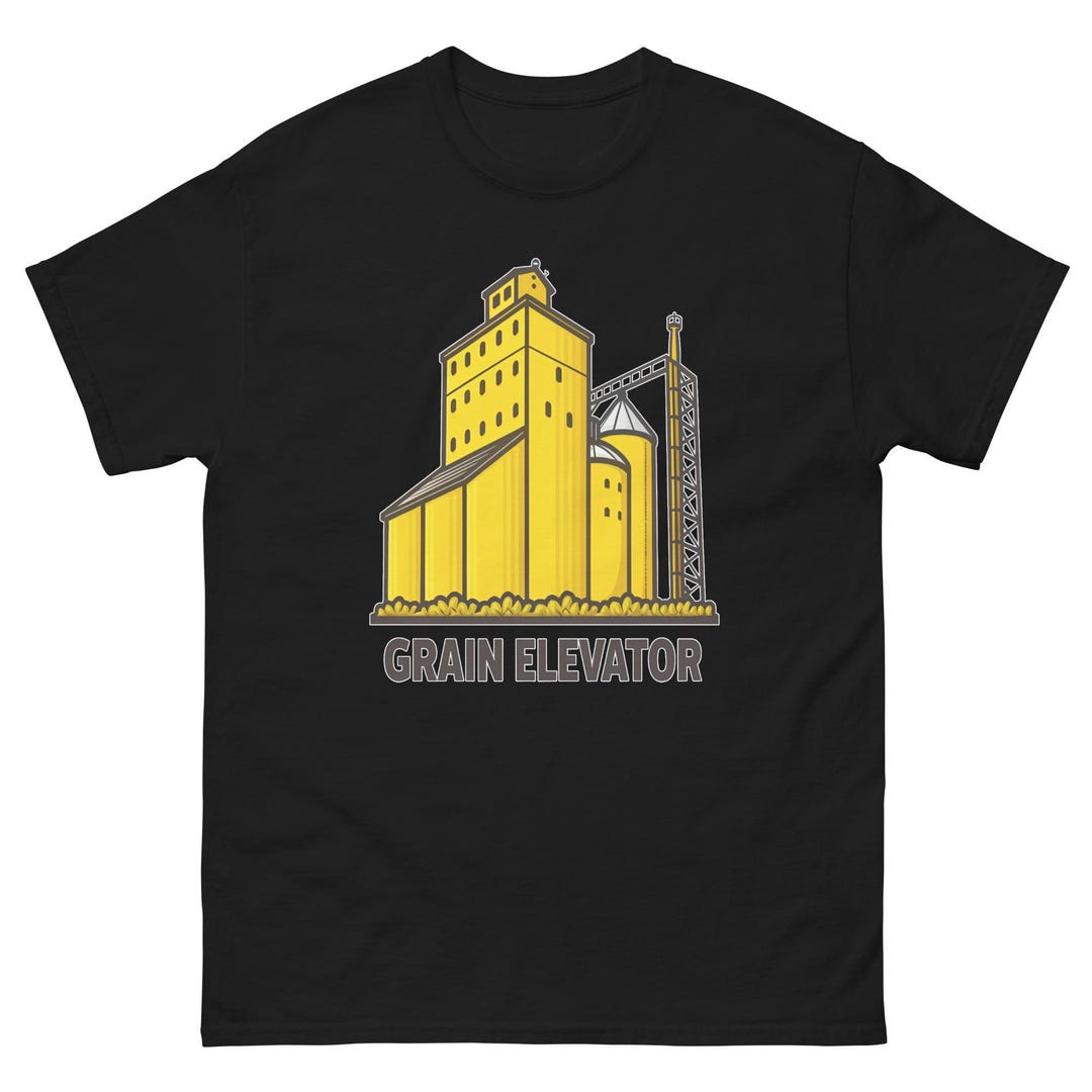 Grain Elevator Farming Rural Life Agriculture T-shirt - Etsy