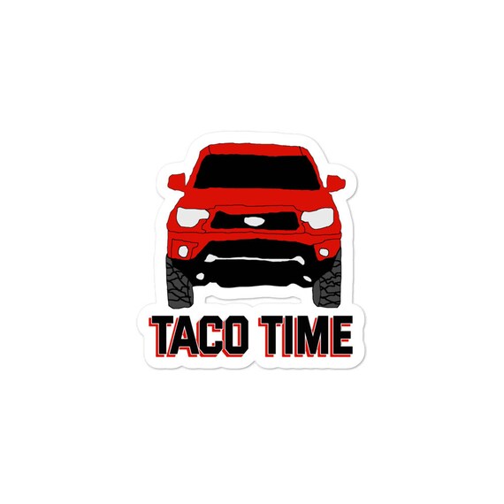 Toyota Tacoma Toyota Sticker Tacoma Sticker Decal Taco - Etsy