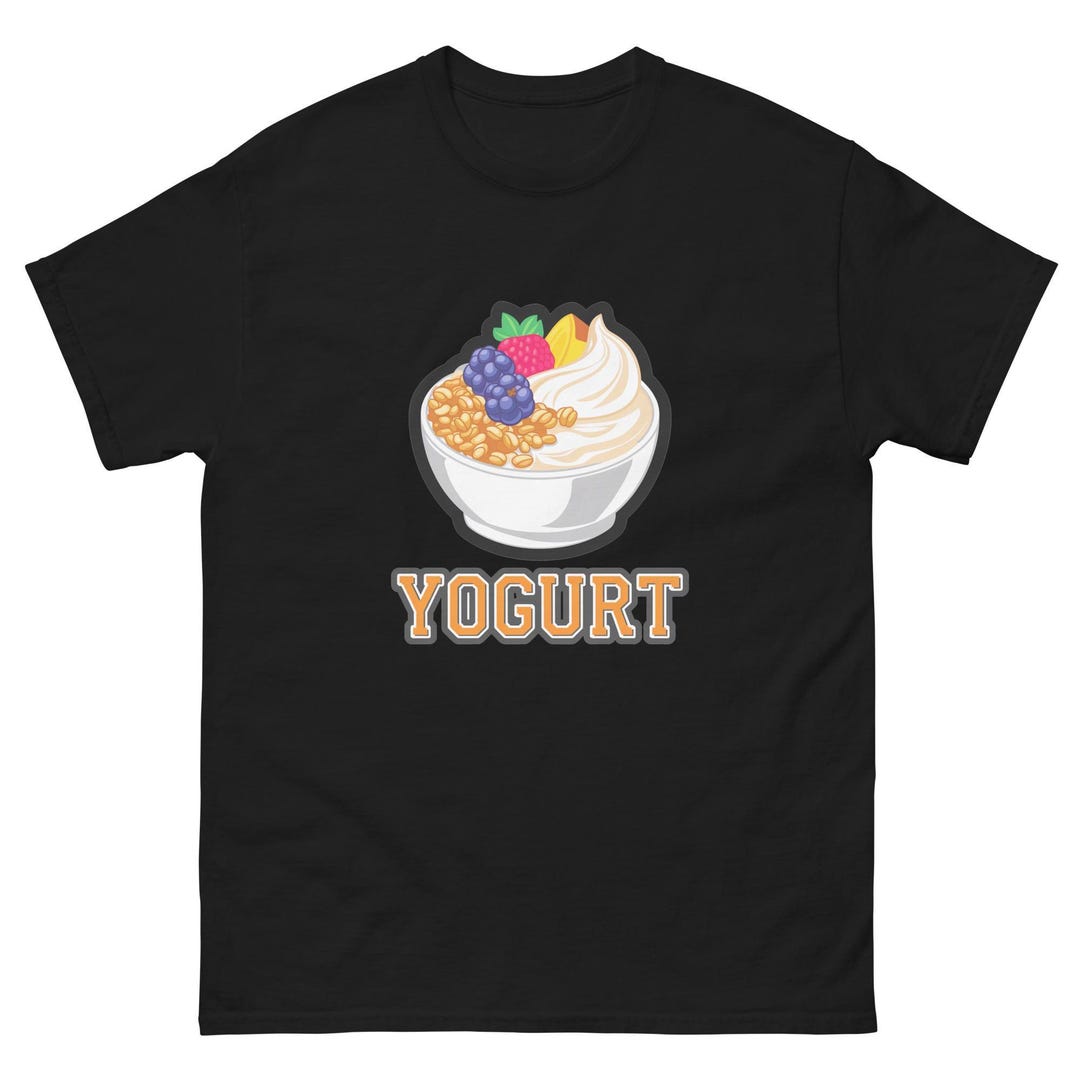 Yogurt Lover Food Image Cartoon Funny T-shirt Shirt - Etsy