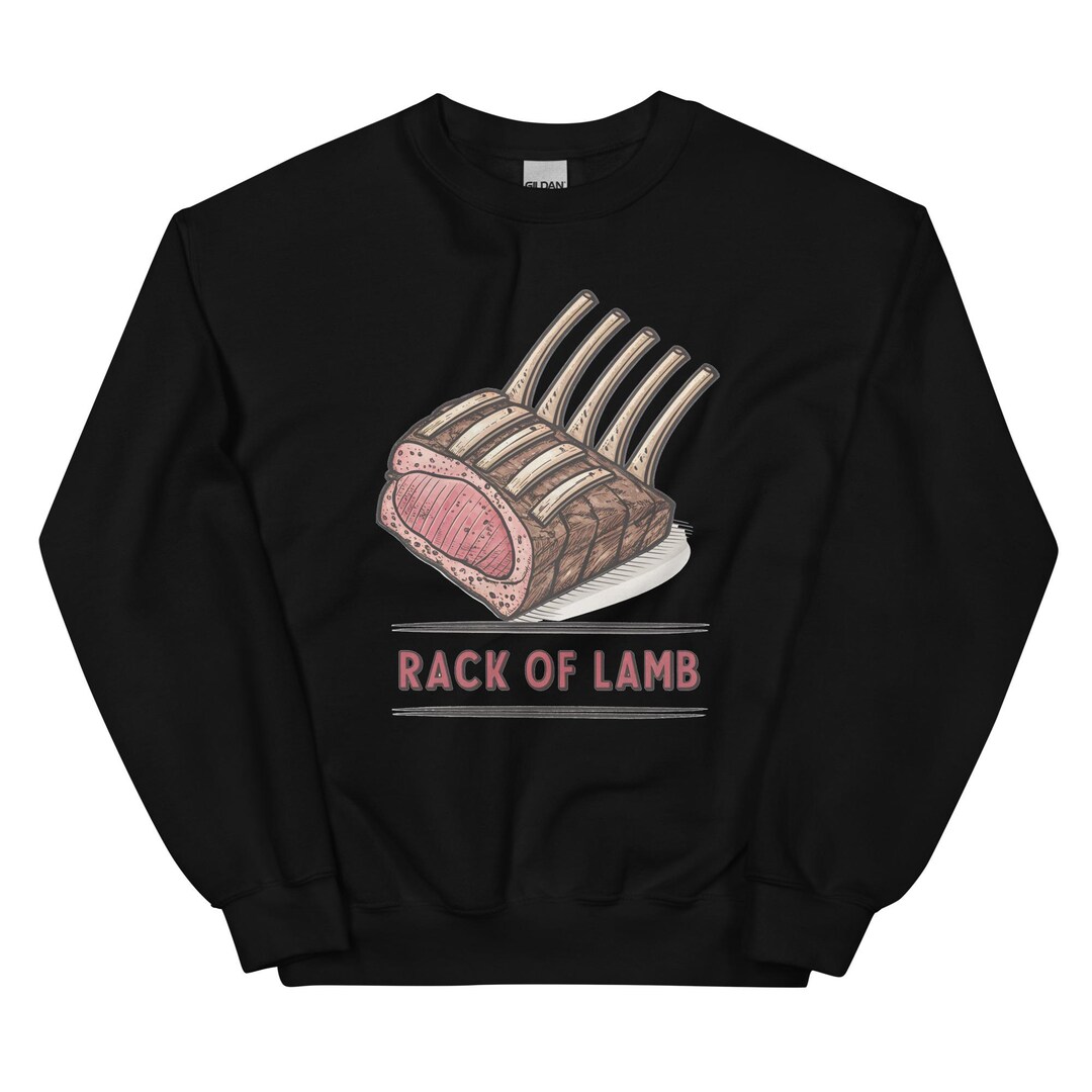 Rack of Lamb Delicious Food Holiday Eating Crewneck Sweatshirt - Etsy