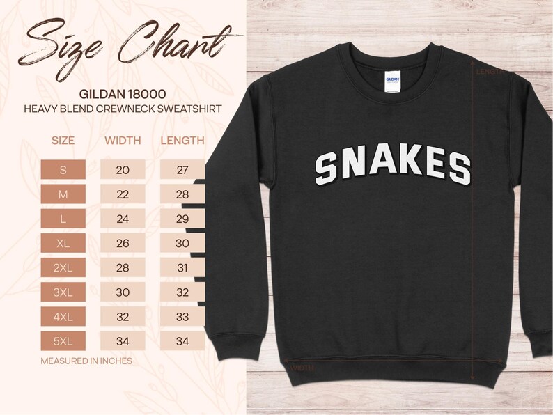 Unisex Bold SNAKES Print Sweatshirt, Comfortable Cotton Pullover ...