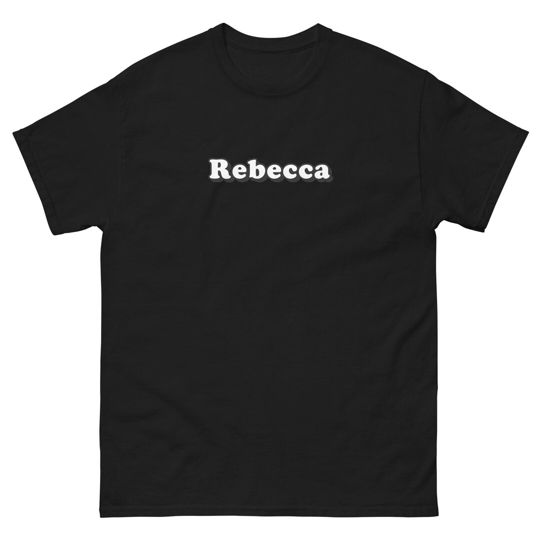 Rebecca Birthday First Given Name T-shirt - Etsy