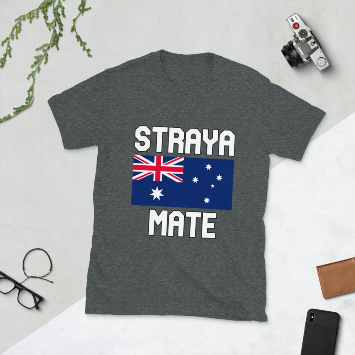 Straya Mate, Australian Flag, Straya, Aussie Gift, Australian Gift ...