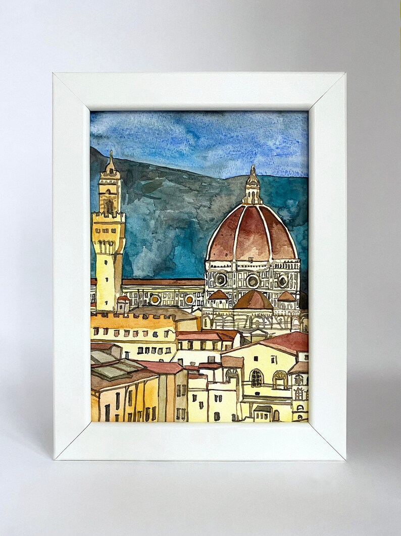 Small Custom Watercolor Watercolour Painting ORIGINAL the - Etsy