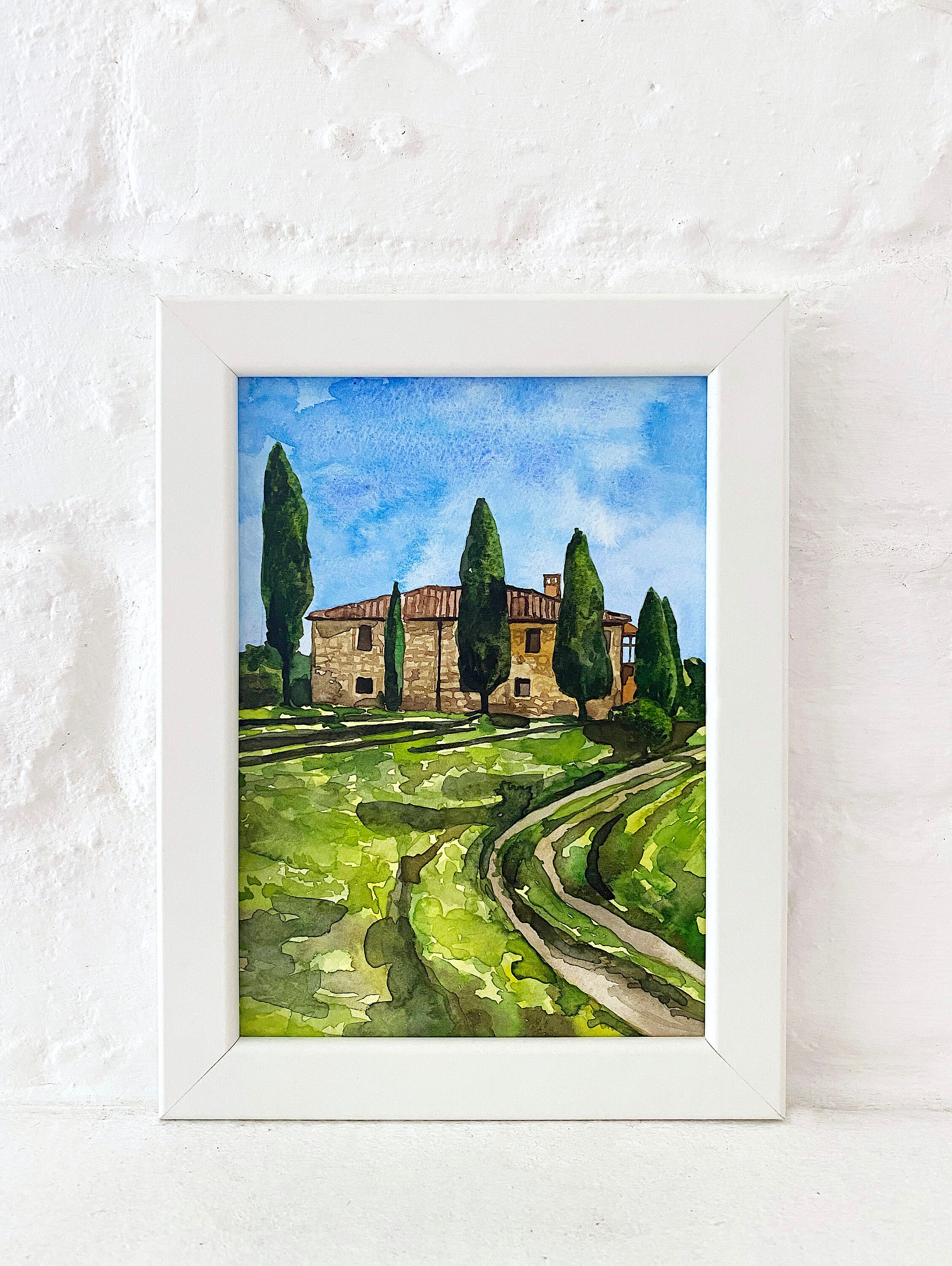 Small Custom Watercolor Watercolour Painting ORIGINAL Val | Etsy