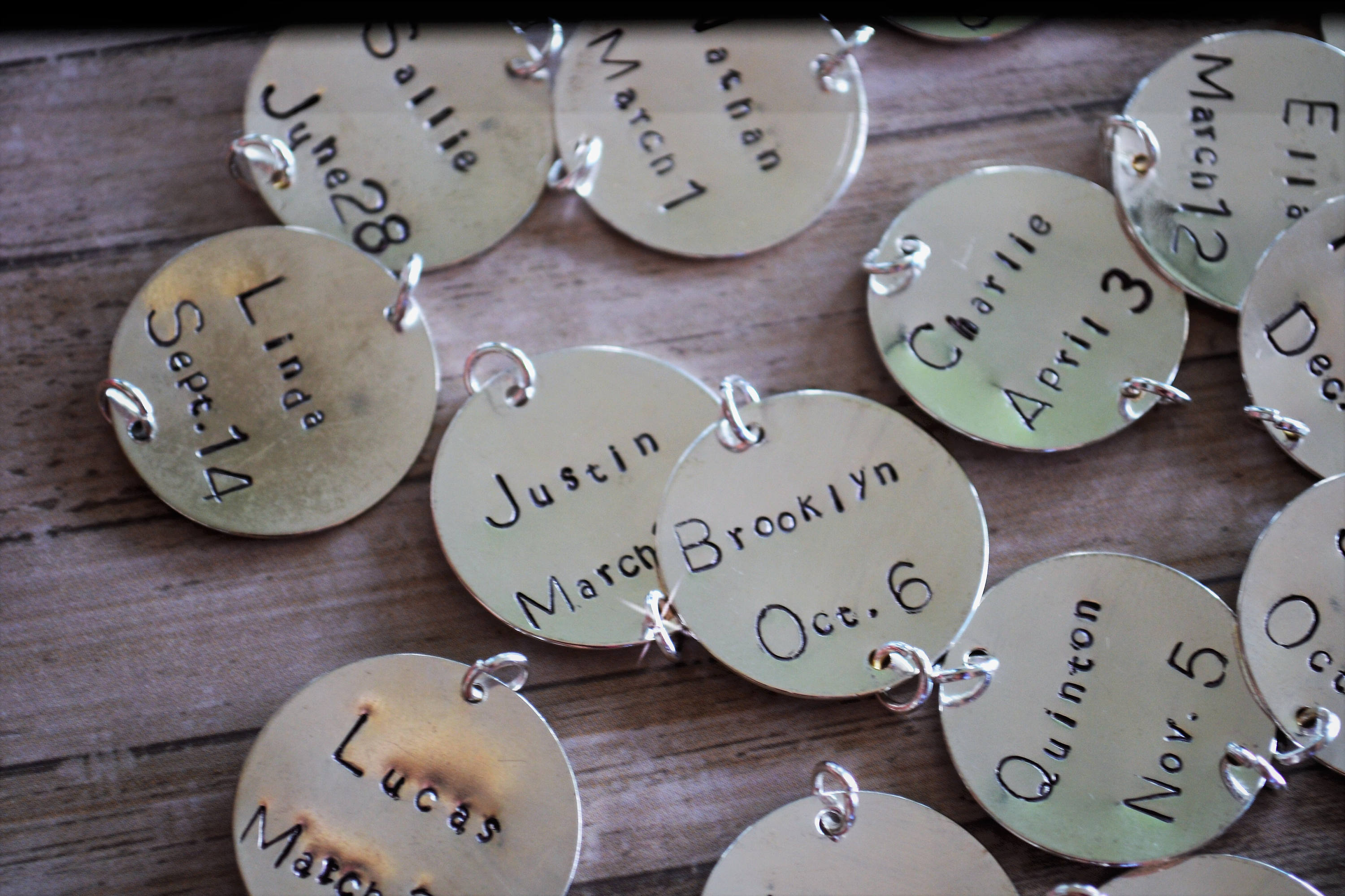 Birthday Tags Name Tags Date Tags Gift Tags Pet Tags | Etsy