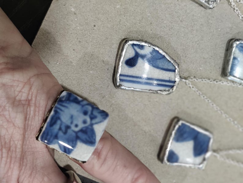 Vintage Chinaware Jewelry, Reclaimed Broken China Jewelry Made W/ Your ...