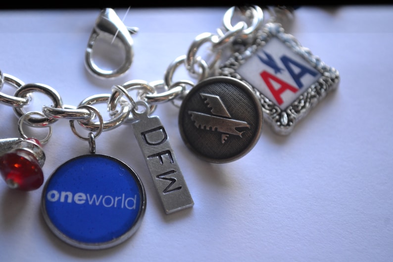 Airline Charm Bracelet, Airline Memorabilia, Airline Retirement Gift ...