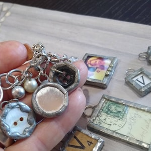 Soldered Charms, Soldered, Soldered Pendants, Soldered Initial Charms ...