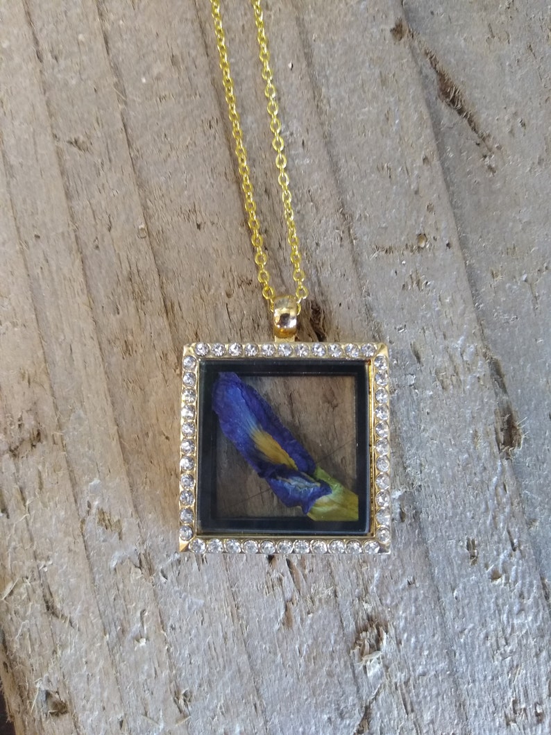 Square Glass Photo Frame Memory Locket Floating Open Locket | Etsy