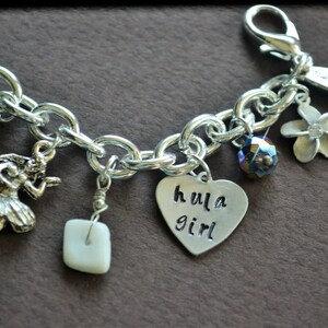 Hula Girl, Hula Bracelet, Keiki Hula, Girl's Charm Bracelet, Hawaiiana ...