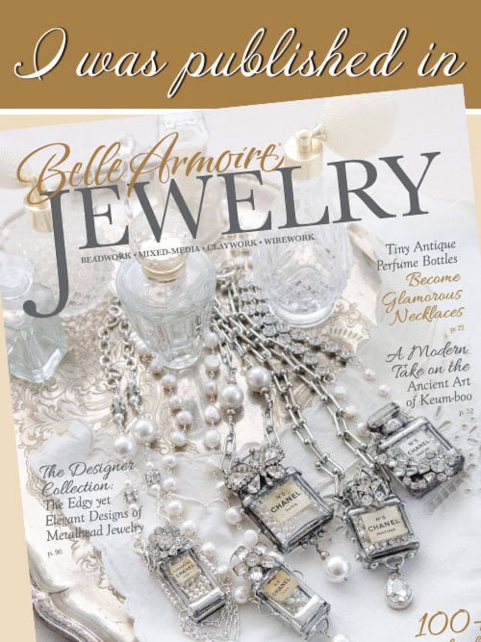 PUBLISHED! Bellearmoire Jewelry, Stampington, Magazine Publication ...