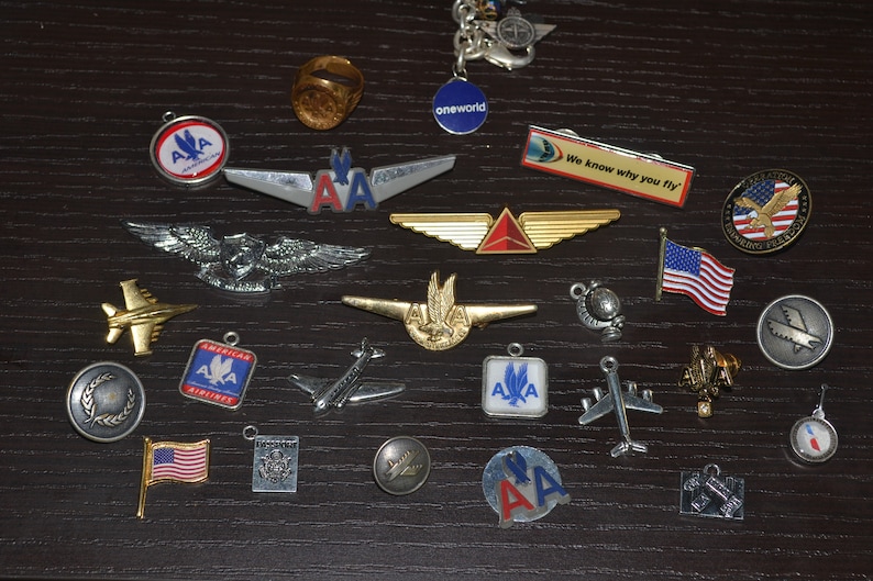 American Airlines Service Pins Years of Service Pin Legacy - Etsy