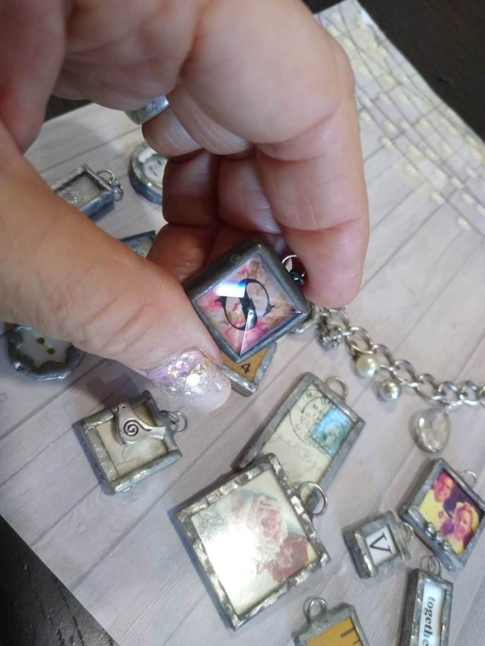 Soldered Charms, Soldered, Soldered Pendants, Soldered Initial Charms ...