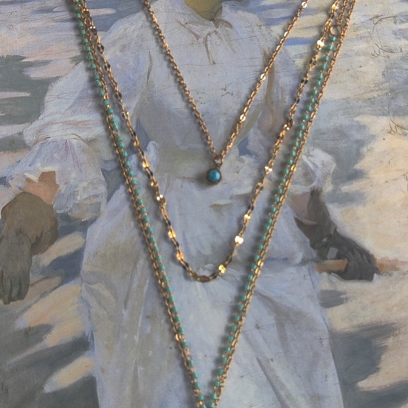 Turquoise Gold China - Etsy