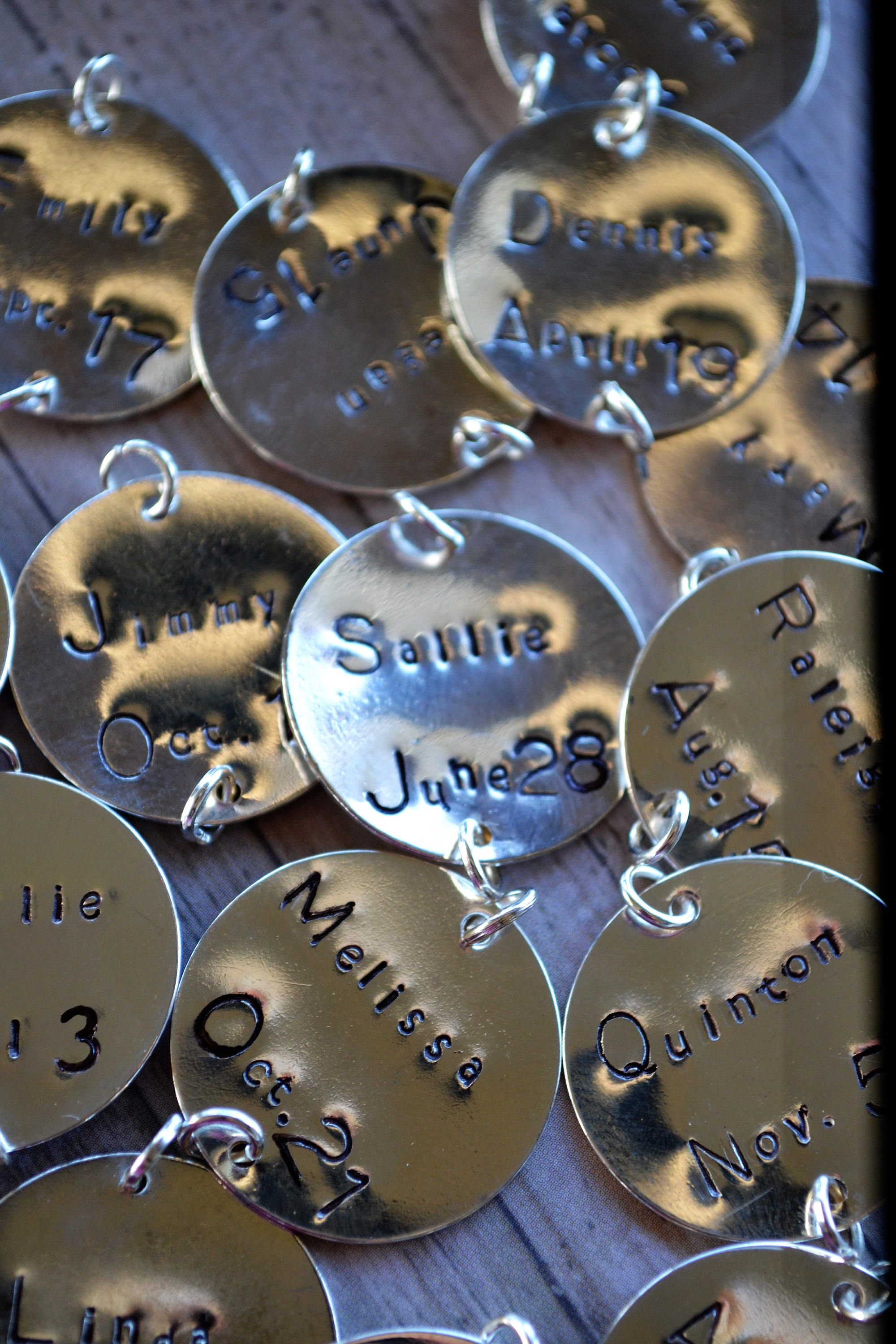 Birthday Tags Name Tags Date Tags Gift Tags Pet Tags | Etsy