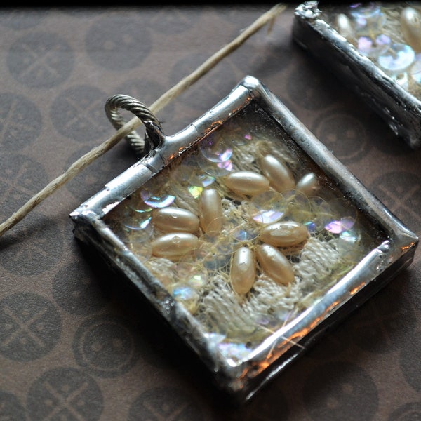 Shadow Box Pendant - Etsy