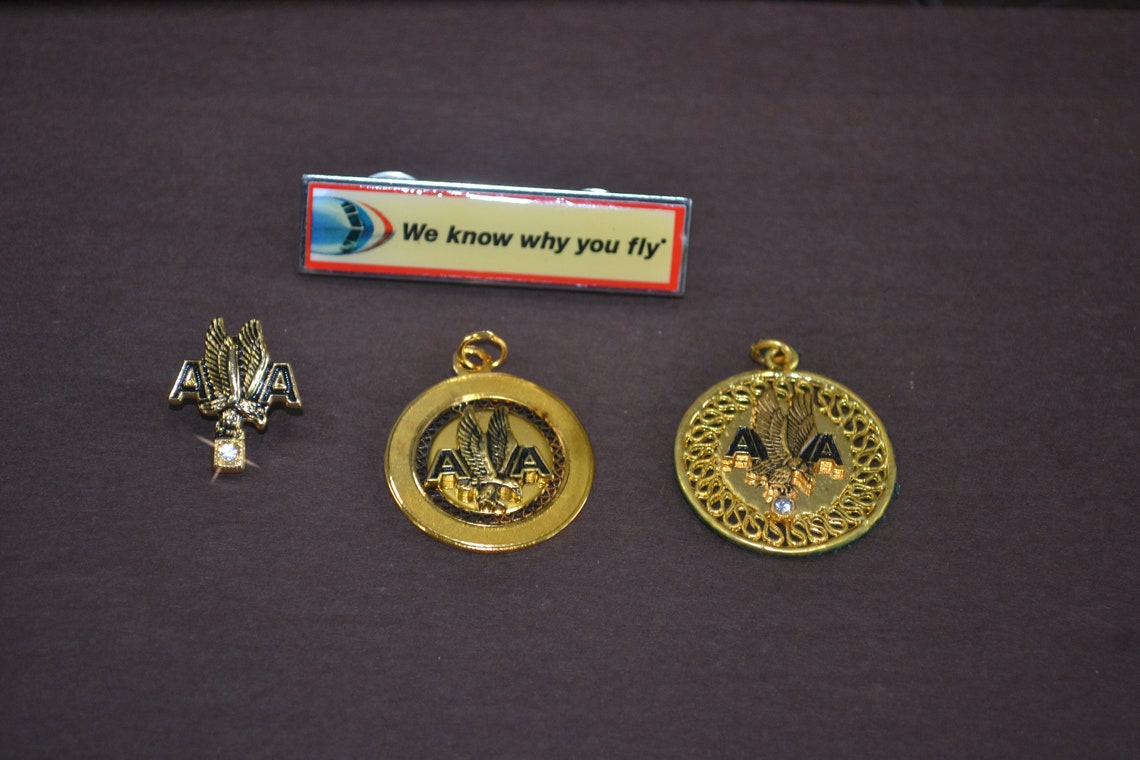 American Airlines Service Pins Years of Service Pin Legacy | Etsy
