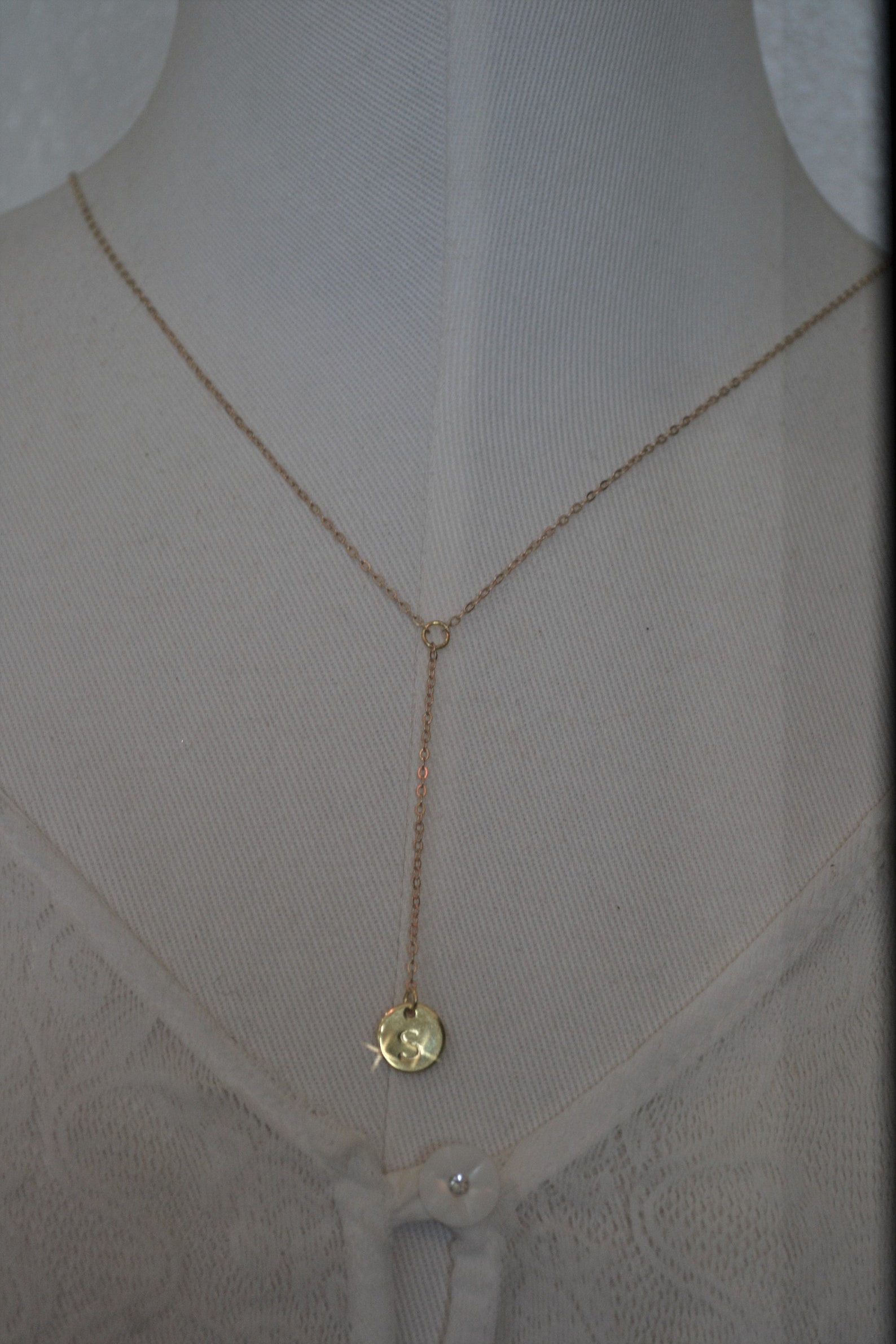 Gold Initial Y Necklace Gold or Silver Filledsilver or Gold - Etsy