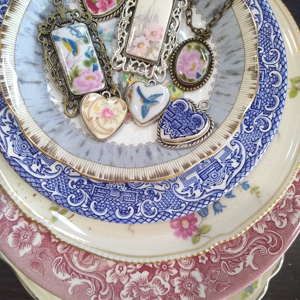 Antique China Plates - Etsy