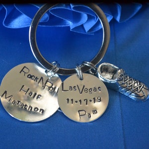 Marathon Gift, Marathon Runner Gift, Marathon Keychain, Marathon ...