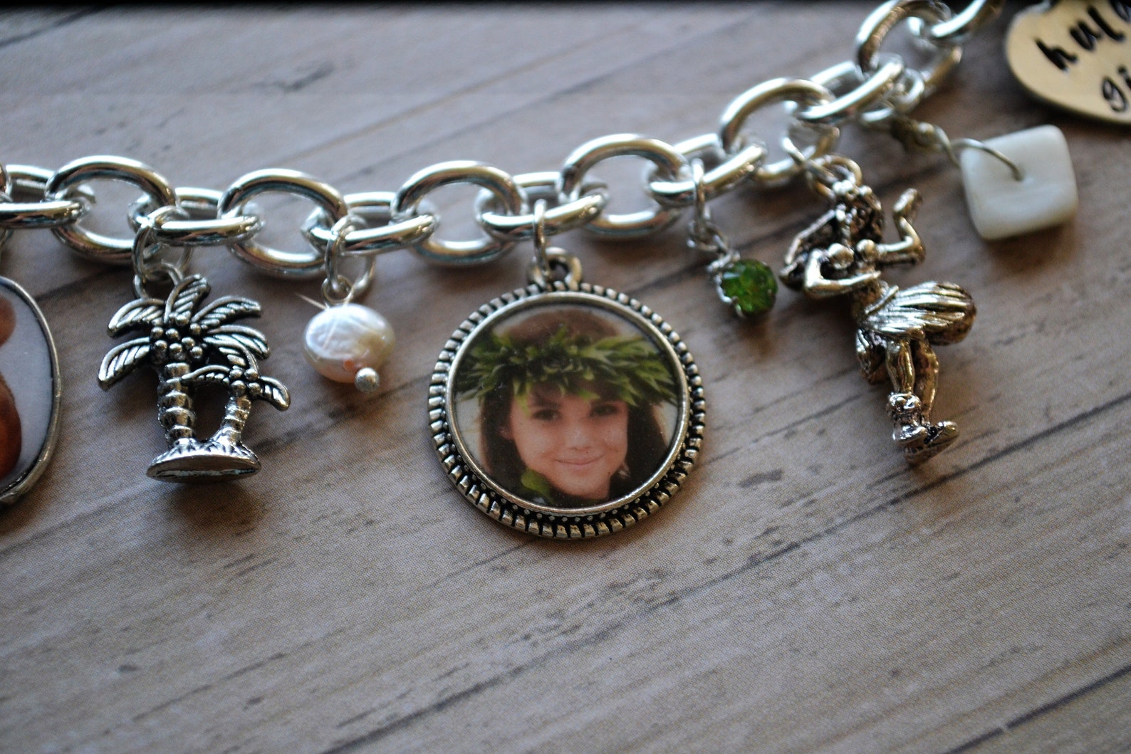 Hula Girl Hula Bracelet Keiki Hula Girl's Charm | Etsy