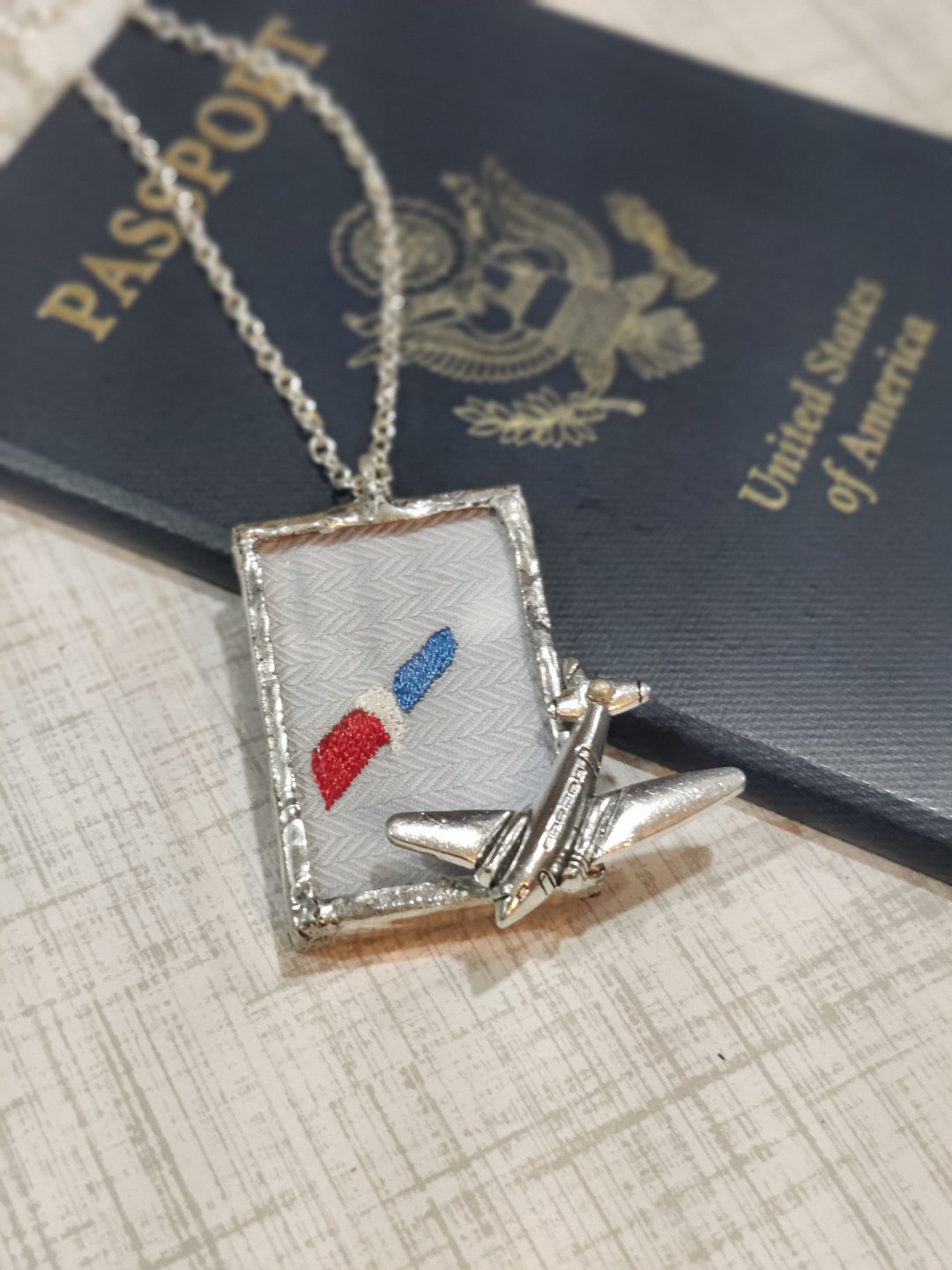 Custom American Airline Charm, Made to Order W/ Your Memorabilia ...
