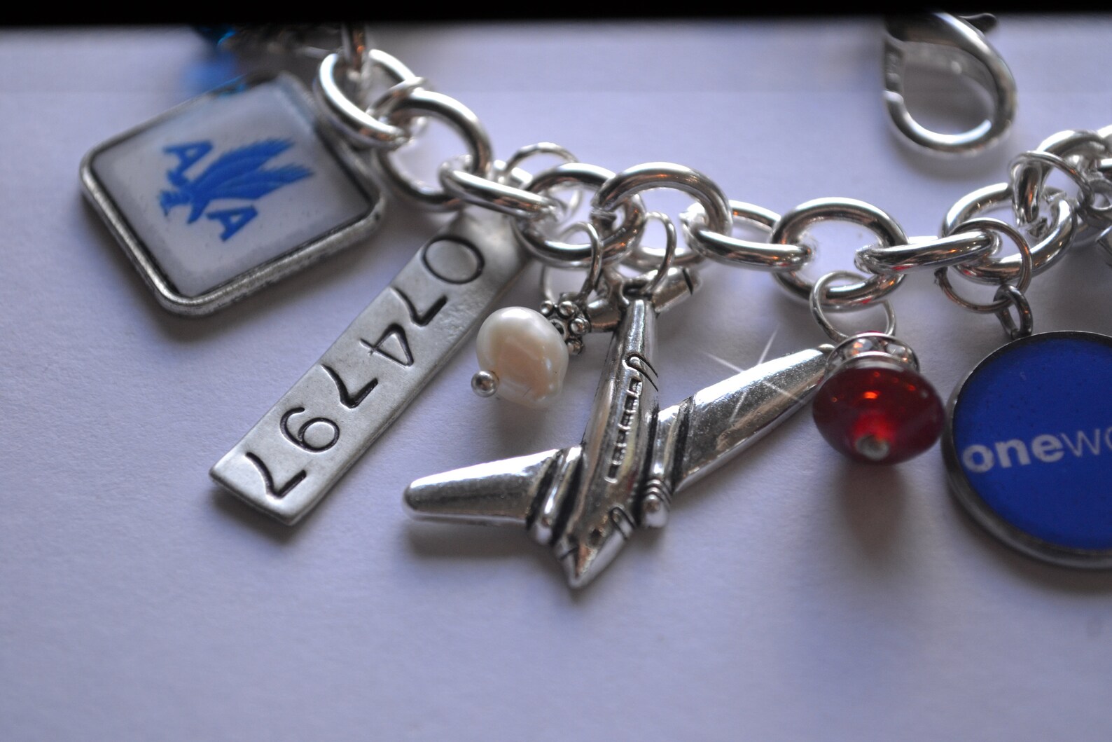 Airline Charm Bracelet, Airline Memorabilia, Airline Retirement Gift ...
