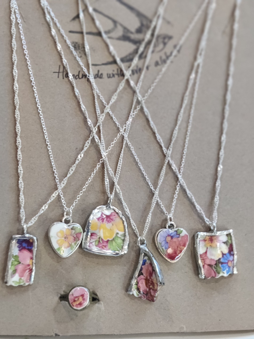 Trash to Treasure Upcycled Broken Dishes Into Sustainable Jewelry ...
