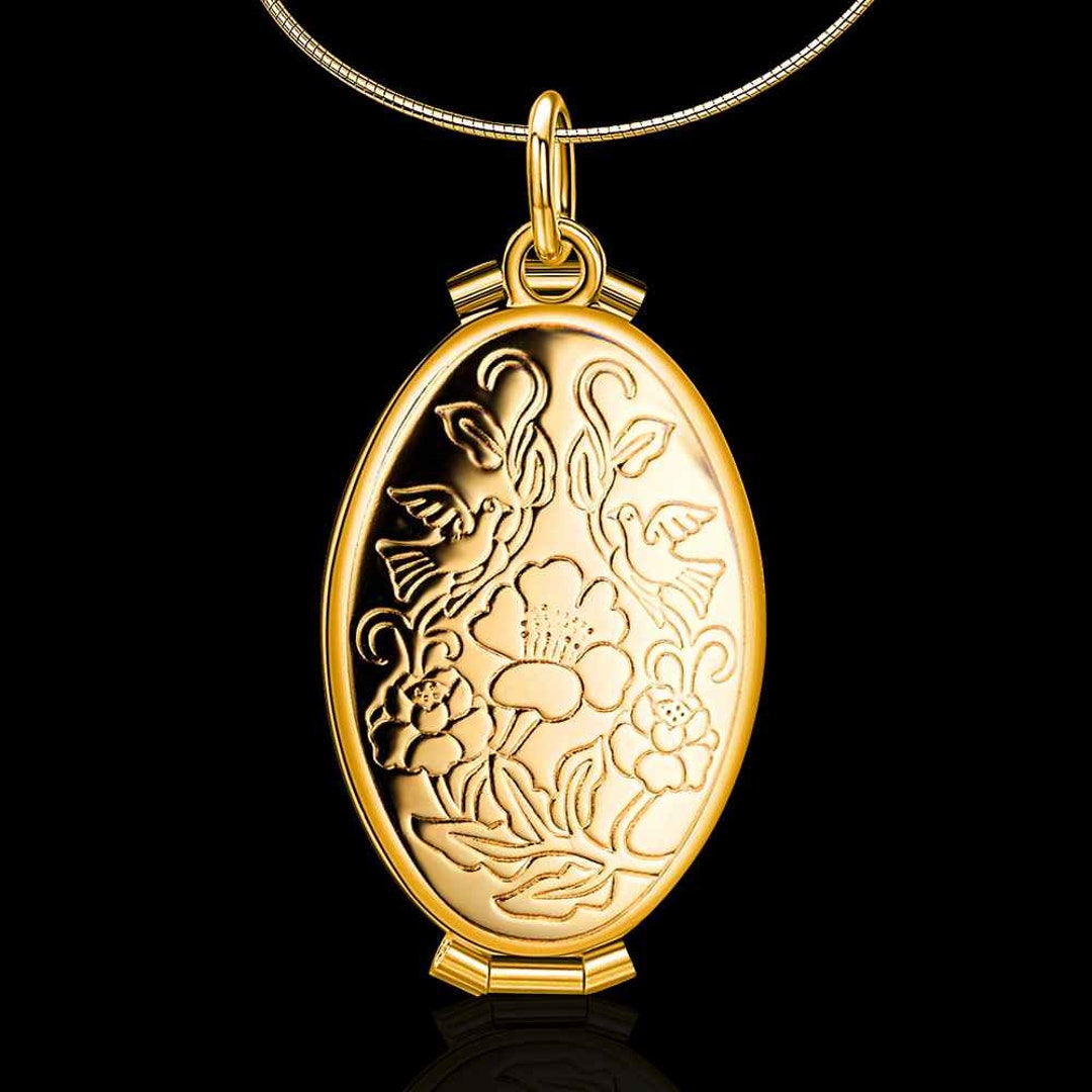 Etsy Sale, Locket, Locket Necklace, Locket Message, 4 Photo Locket ...