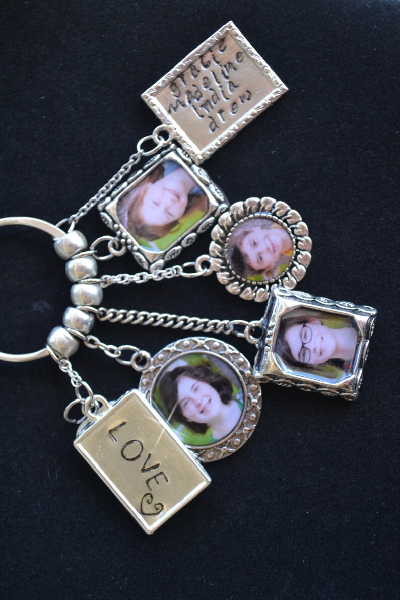 Personalized, Photo Jewelry, Custom Photo Charm Necklace Pendants, Mini ...
