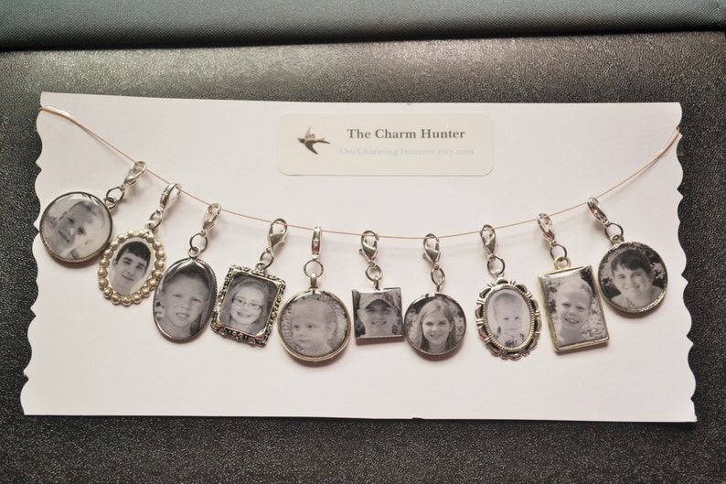 CUSTOM Photo Charms, Made to Order, Personalized Charms, Photo Jewelry ...