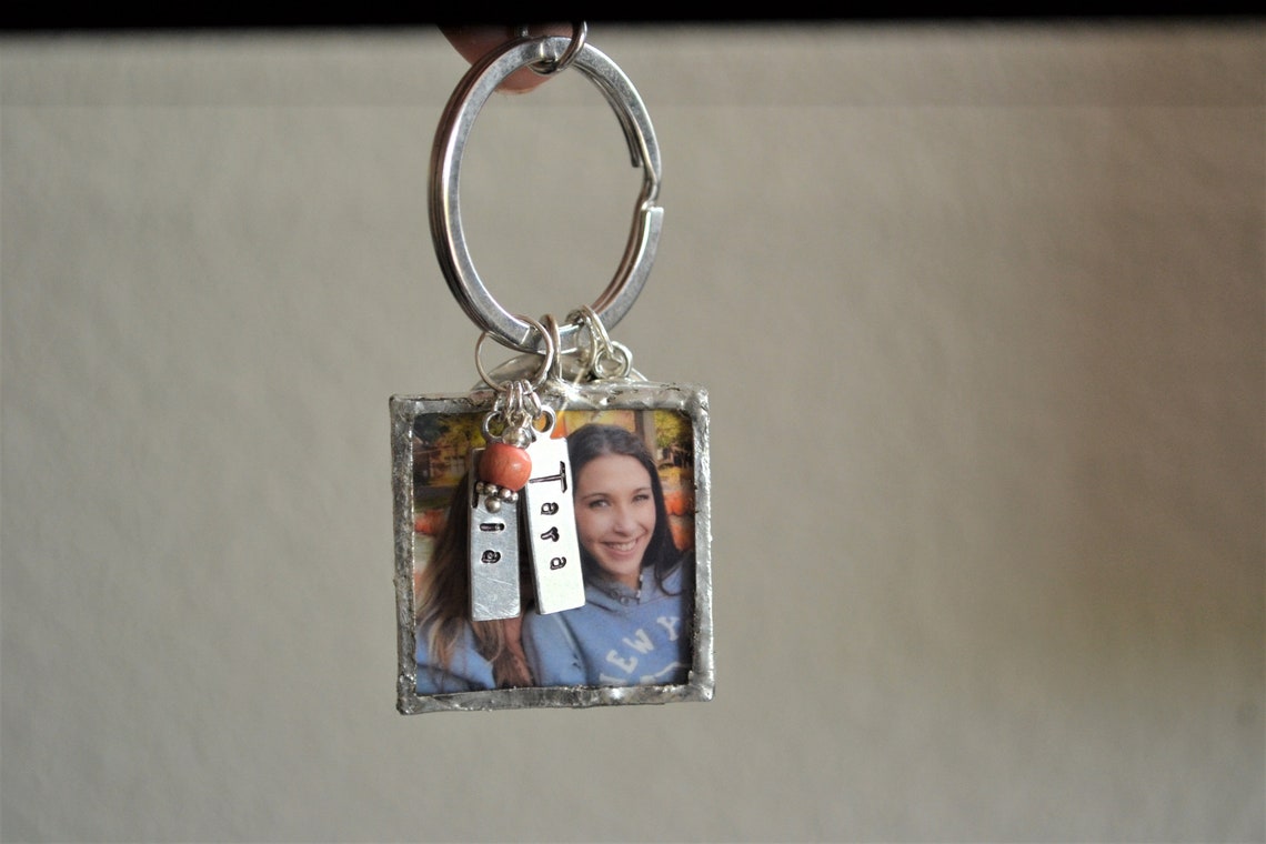 Memorial Keychain Custom Photo in Memory Gift in Memory of | Etsy