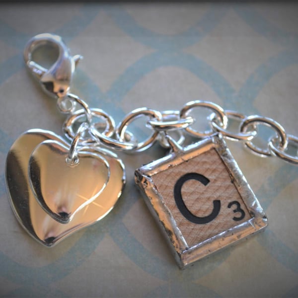 Scrabble Tile Charms - Etsy