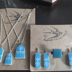 Vintage Pyrex Bowl, Recycled Broken Dish, Broken China Jewelry Pendant ...