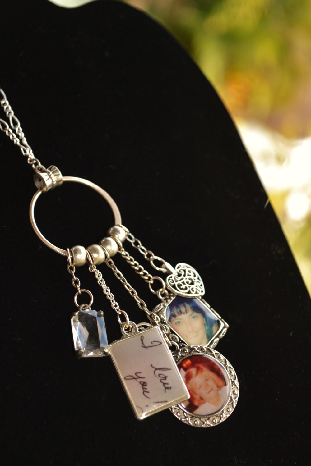 Personalized, Photo Jewelry, Custom Photo Charm Necklace Pendants, Mini ...