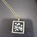 Square Glass Photo Frame Memory Locket, Floating Open Locket ...