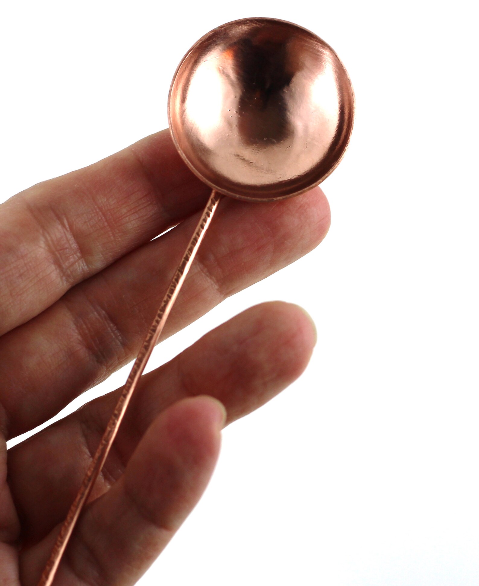 Brass or Copper Coffee Spoon - Kitchen Spoon - Photo Prop Spoon ...