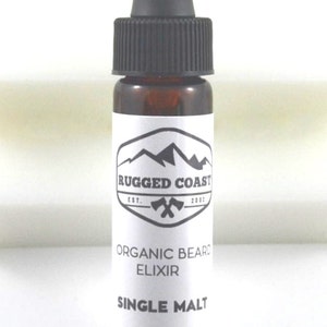 Organic Single Malt Beard Elixir Beard Oil Victoria BC - Etsy