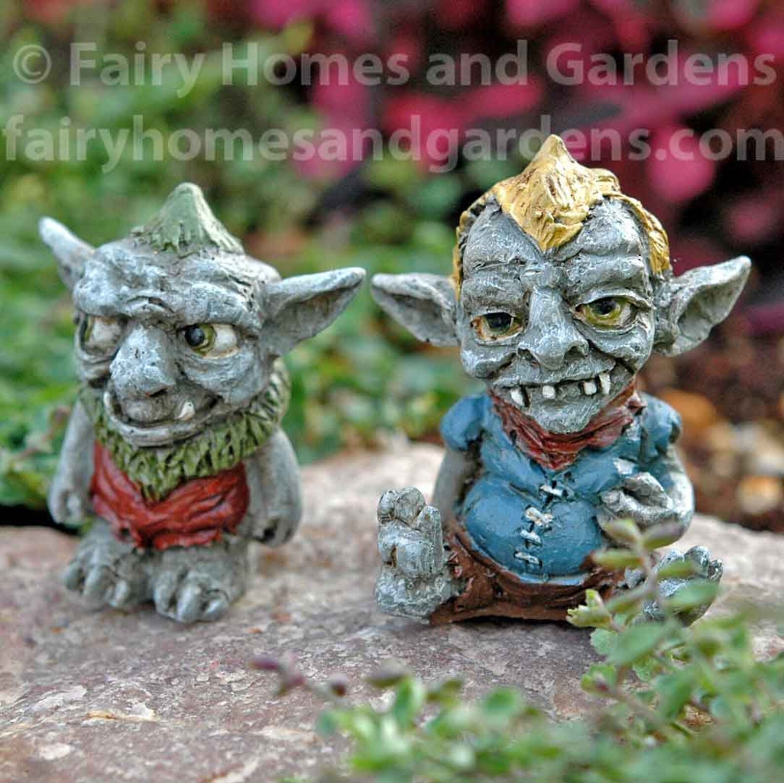 Miniature Troll Figurines Jubal and Gorp Pair of Troll | Etsy