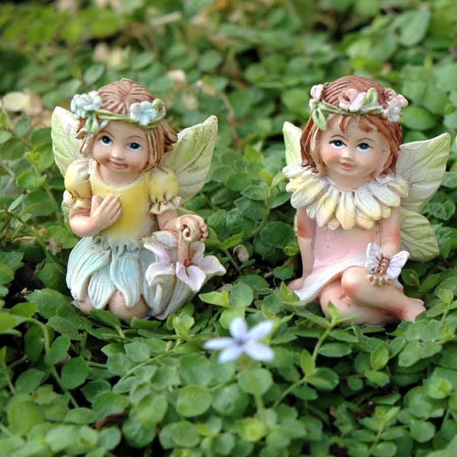 Fairies Miniature Spring Fairies Faery Fairy Garden - Etsy