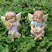 Fairies - Miniature Spring Fairies - Faery - Fairy Garden Accessories ...