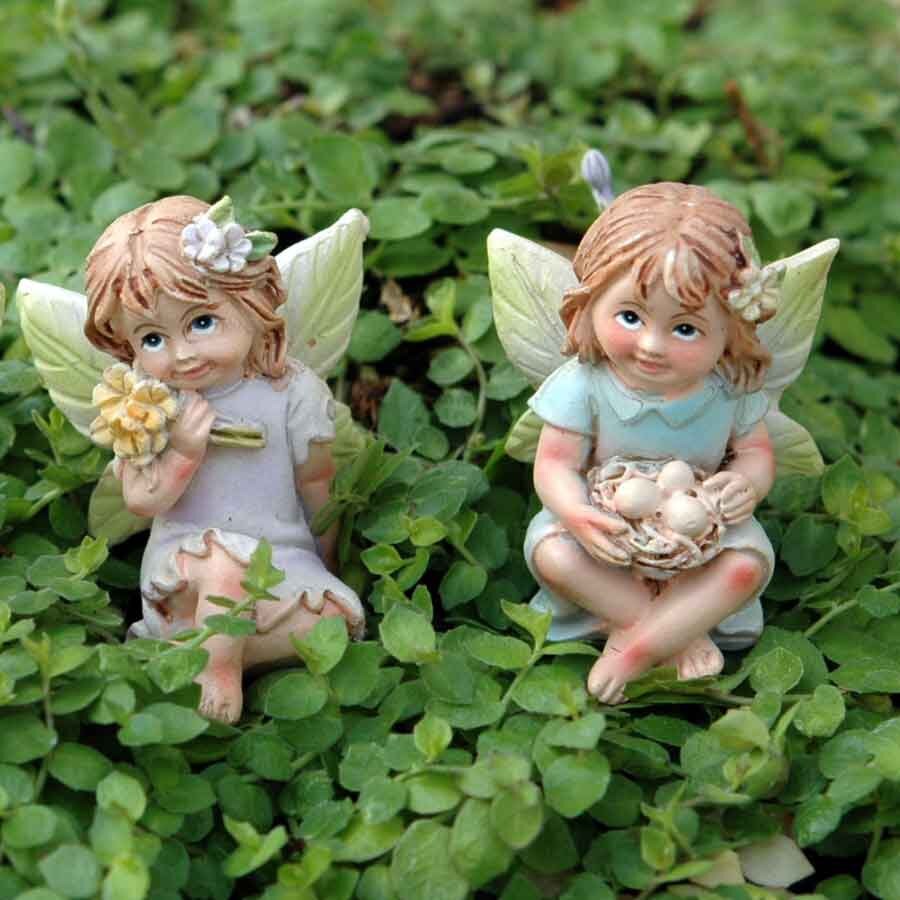 Fairies Miniature Spring Fairies Faery Fairy Garden - Etsy