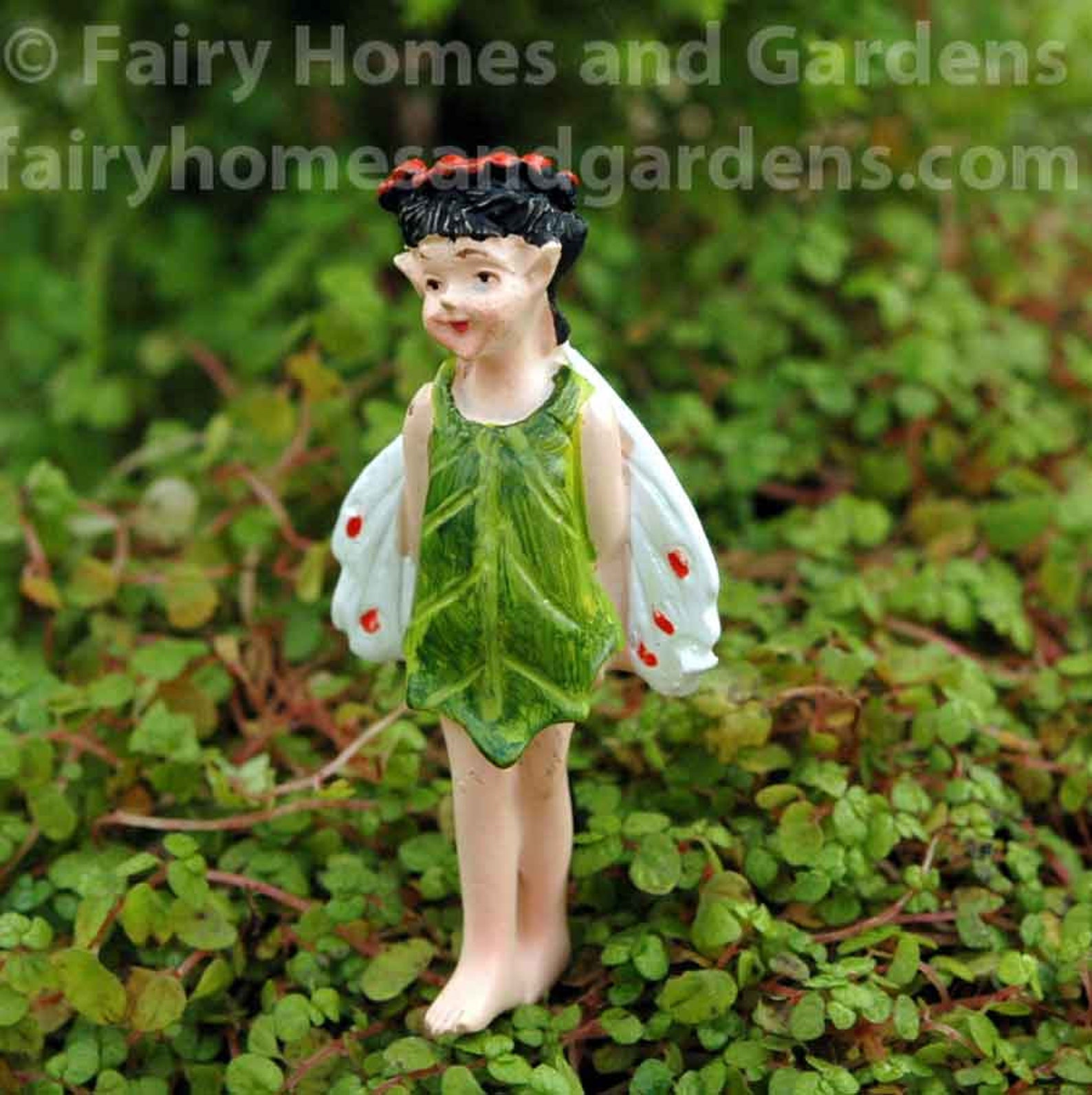 Tiny Holly Tree Fairy Miniature Fairy Figurine Fairy - Etsy