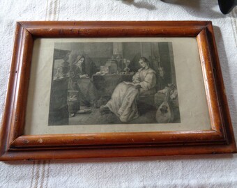 Antique Steel Etching - Etsy