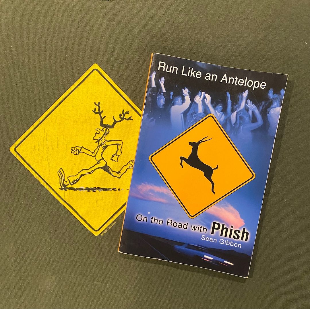 Vintage Jim Pollock Phish "run Like an Antelope" Olive Green Medium T ...